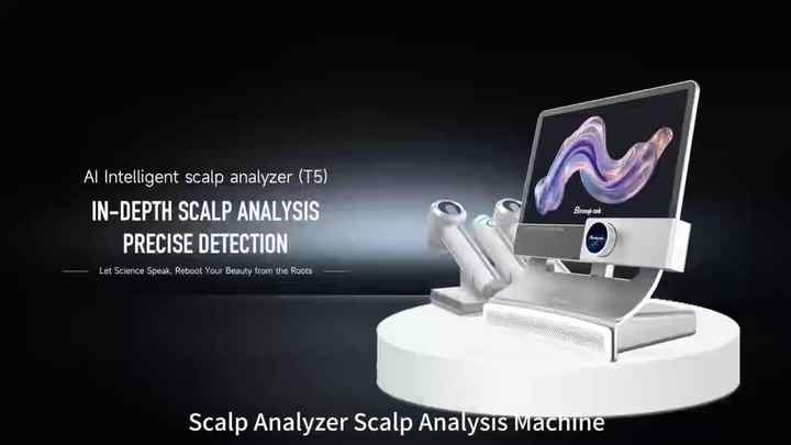 200X HD Hair Follicles Scalp Detector Scanner AI Hair Analyzer Scalp ...