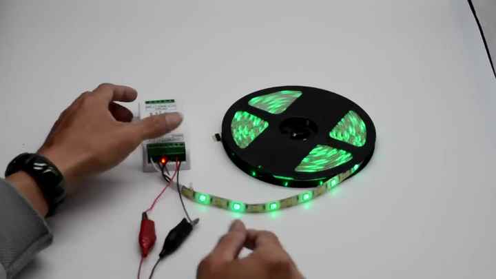 Mini 4 Channel RGBW DMX Decoder - 16A RGB LED Strip Controller for DC9 ...