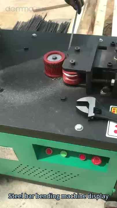 70 CNC Rebar Bending Machine Foot Switch Control Adjustable Angles 380V ...
