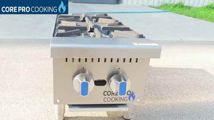 Baikai Commercial Industrial Cooktop Gas Hot Plate Stove 2 Burners for ...