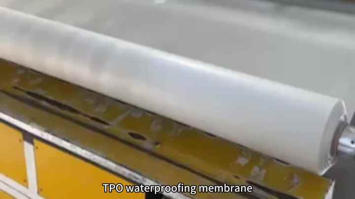 TPO Waterproofing Membrane Construction Project Specific Roof ...