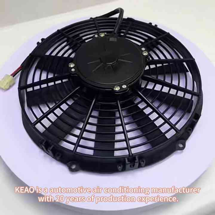 11inch Condenser Fan 12V/24V IP67 Protection 132W 1200 M/h 100 Pa for ...