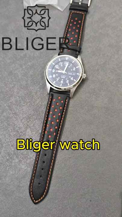 Bliger Custom Watch 41mm NH36 Movement Double Date/day Calendar ...