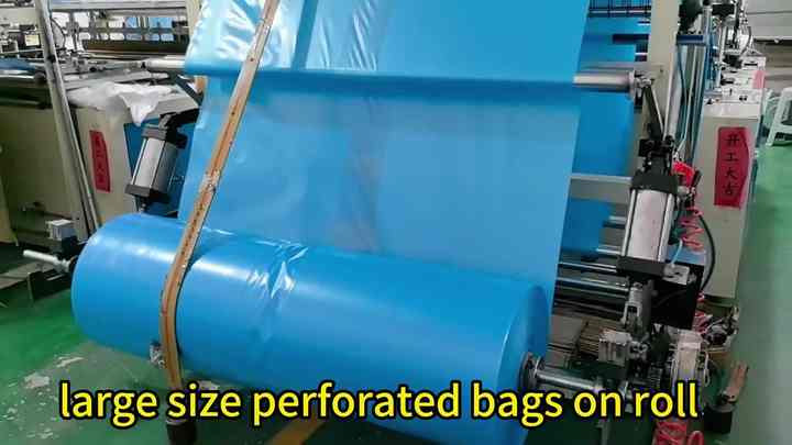 Perforated Clear PE Plastic Liner Bag on Roll - Moisture Proof