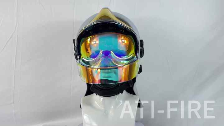 Firefighter Helmet MSA F1 GALLET PA Nylon-66 Fireman Sliver Full Helmet ...