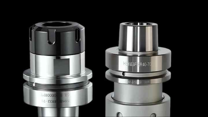 Lathe Machine Tools Spindle HSK63 ER Collet Chuck Clamp Holder Shank ...