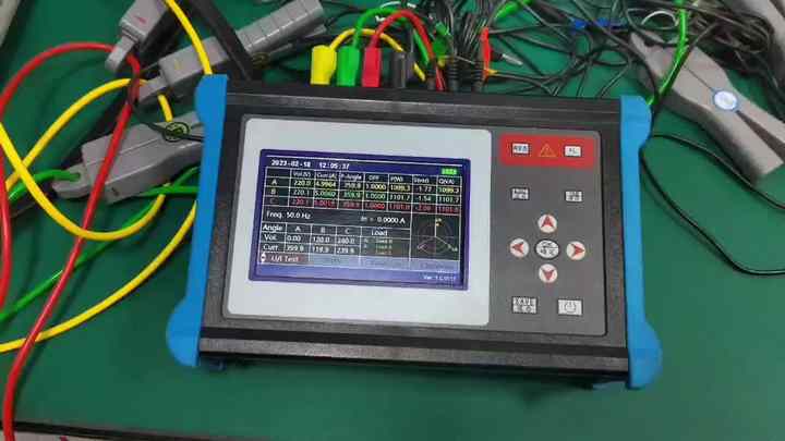 Three Phase Voltammetry Phase Meter Hex Diagram Phase Sequence Analysis ...