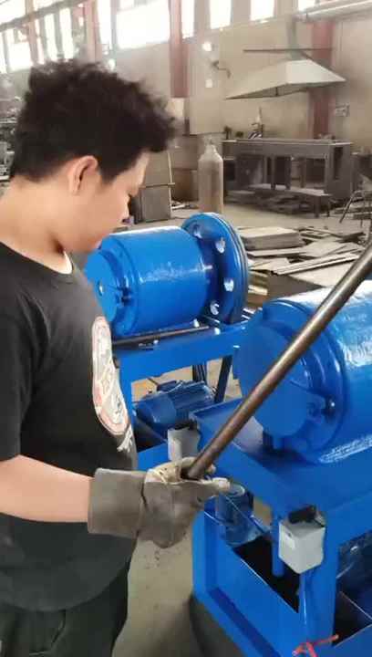 Small Conical Tube Shrinking Machine 32*32 Metal Tube Shrinking Machine ...