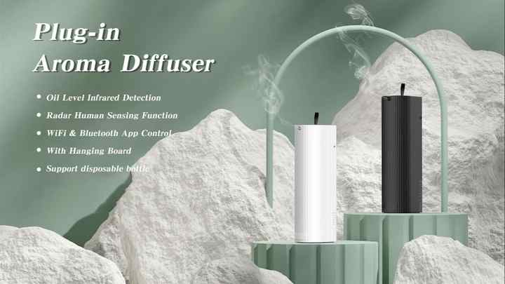 Smart 200ml Wall Plug in Diffuser 110-240V Powered Aroma Diffuser ...