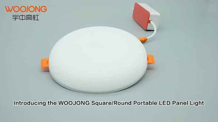 IP20 Adjustable Opening LED Panel Light Round & Square 9W 18W 24W 36W ...