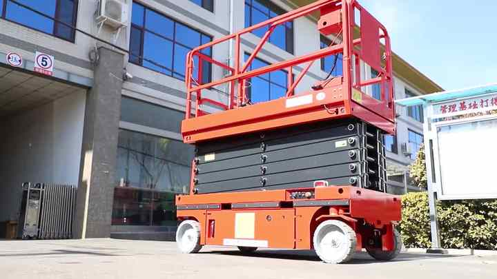 Electric Mobile Self Propelled Auto Scaffolding Rough Terrain Aerial ...