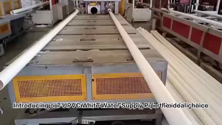 White PVC Drain Pipe 200MM 2.5Mpa High Pressure Durable UPVC Layflat ...