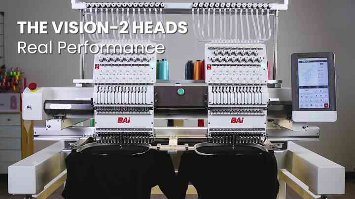 Bai 2 Head Cap Embroidery Machine - High Efficiency & Quality