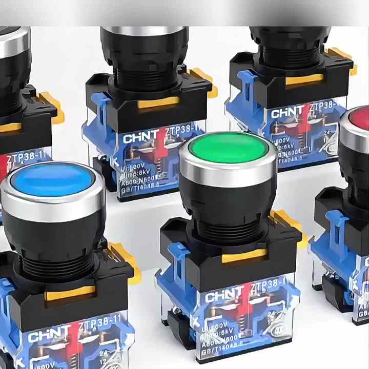 CHINT Push-button Switch Push-type Self-resetting ZTP38 Self-locking ...