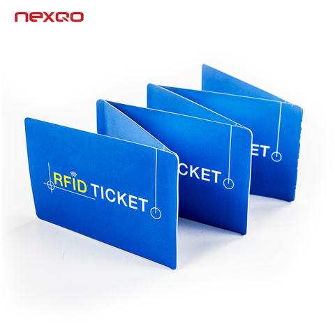 RFID ticket, RFID ticket direct from Shenzhen Nexqo Technology Co., Ltd ...