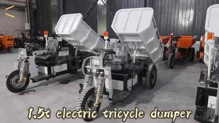 Mini Electric Dump Truck With 3 Wheels Motorcycle for Sale Heavy ...