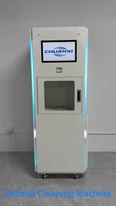 Automatic Motorcycle Helmet Cleaning Machine - Disinfecting Vending ...