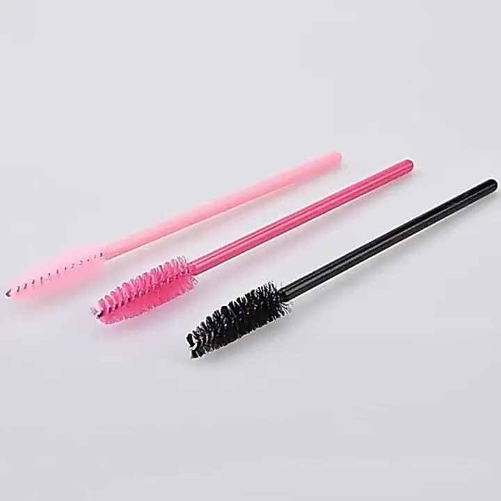 50-Piece Disposable Silicone Spoolie Brushes Soft Cleansing Wand for ...