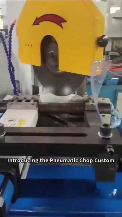Custom Pneumatic Chop Saw Machine Iron PVC Stainless Steel Alloy Pipe ...