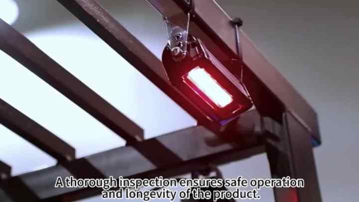 IP67 Waterproof 18W Forklift Red Blue LED Zone Safety Warning Line Beam ...