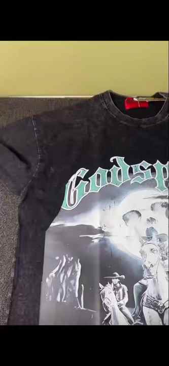 American Street Style Marine Corps Skull Print Heavyweight Dual-Yarn ...