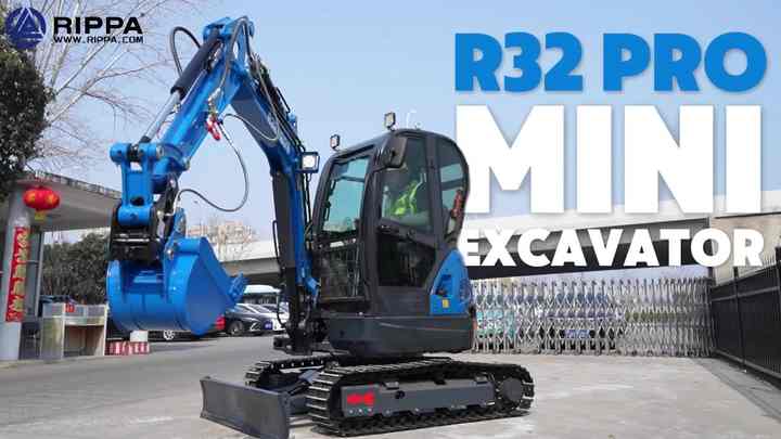 RIPPA Mini Excavator 3500kg Environmental and Safety Micro Digger ...