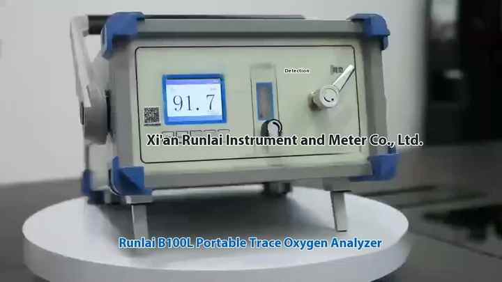 Runlai B100C Portable High Accuracy Oxygen O2 Gas Purity Analyzer ...