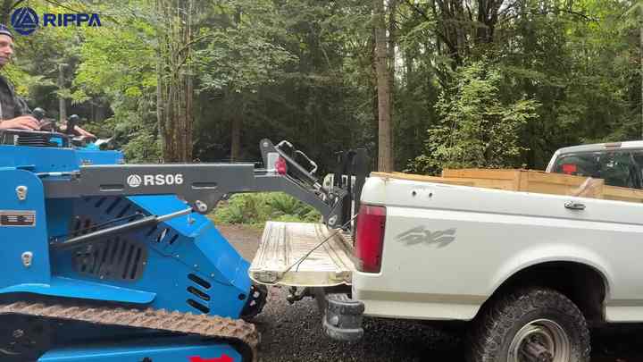 RIPPA RS06 1.5Ton Skidsteer Kubota D1105 Diesel Engine 3 Cylinders Mini ...