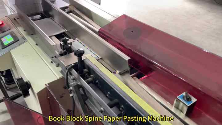 HXBJ600 Semi-Auto Taping Machine for Book Block Hardcover Binding Tool ...