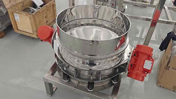 Direct Discharge Vibratory Sieve Vertical Vibrating Motor Stainless ...