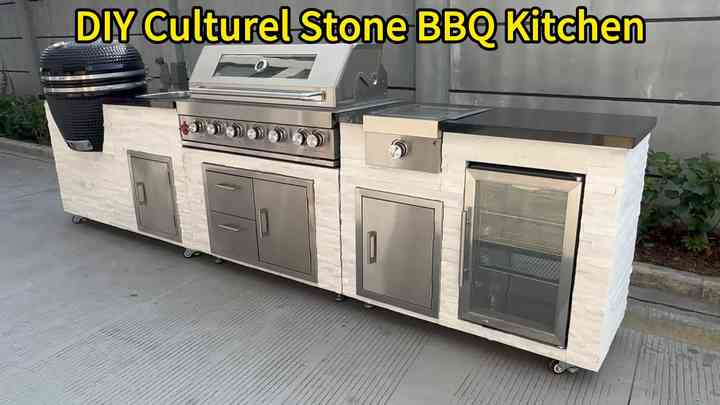 DIY Outdoor BBQ Modular Kitchen - Premium Style & Function
