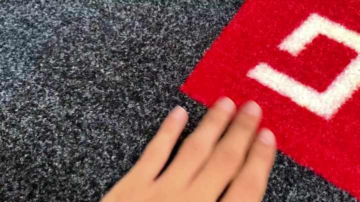 Wholesale Durable Anti-slip Rubber Welcome Logo Door Mat Commercial ...