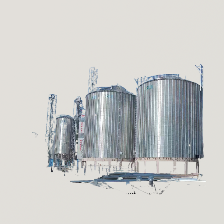 Galvanized steel silo tank bins 50 100 200 500 1000 1500 ton wheat ...