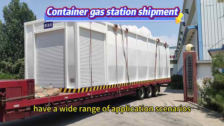 40FT Diesel Fuel Storage Tank Containerised Mobile Fuel Dispenser Pump ...