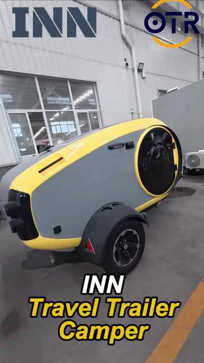 Off-Grid Teardrop Camper With Solar Panel and Water Tank| Alibaba.com