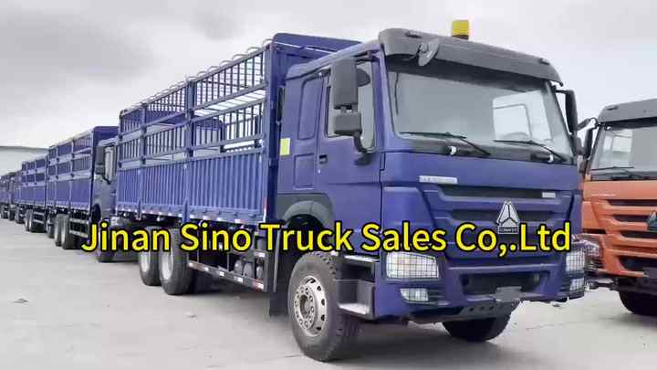 Sinotruk Howo 371 Heavy Duty 8x4 Commercial Truck with Sino Fence ...
