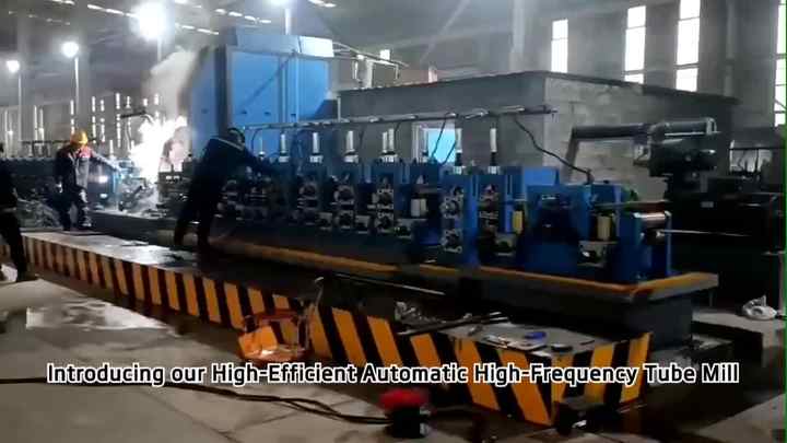 High-Frequency Automatic Tube Mill Forming Machine Efficient Welded ...