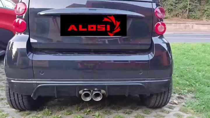 Cat Back Exhaust for Mercedes Benz SMART 1.0 W451 2007-2014 Stainless ...