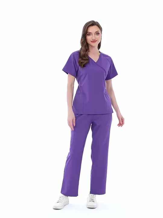2026 New Design Doctor Surgical Operating Room Medical Nurse Scrubs Top ...