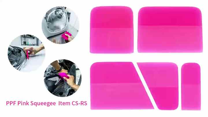CLEZE Professional Ppf Squeegee Set Water Removal Cleaning Rubber ...