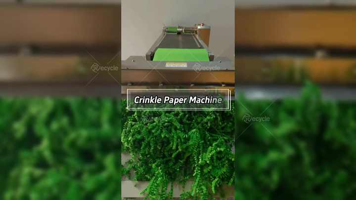 Best Selling R-S-600B Crinkle Paper Making Machine Lafite Paper Filler ...