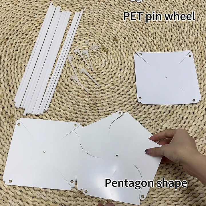 Kids Sublimation Pin Wheel PET Paper Double Sided Printable Blank ...