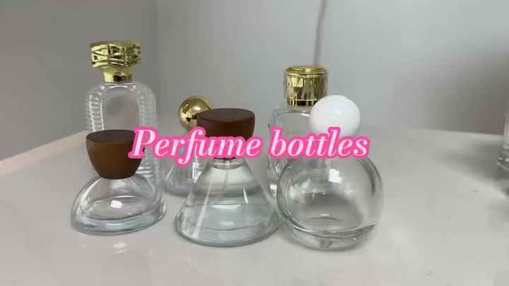Empty 30ml Empty Cone Shape Crimp Small Glass Perfume Fine Mist Spray ...