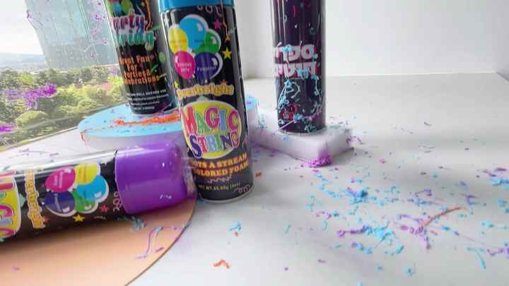 Spooky Colorful Edible Silly String - Perfect for Parties