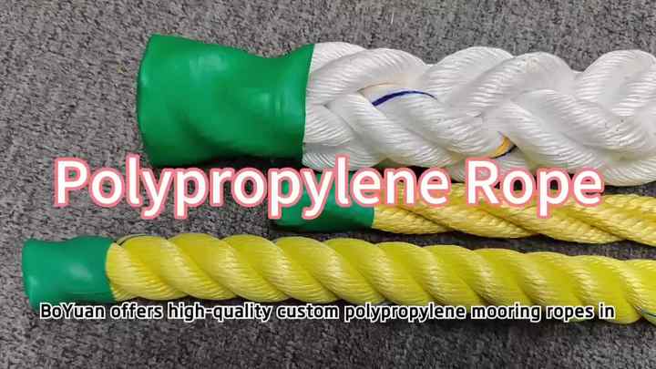 Factory Prices PP Marine Towing Rope 8 Strand Plastics Ship ...