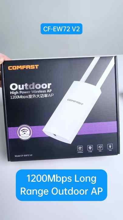 Comfast CF-EW72 v2 long range 2.4/5.8GHz Outdoor Wireless networking CPE Bridge Access Point for ...