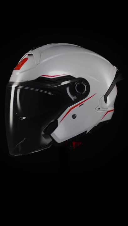New COSMO SV 3/4 Open Face ABS Motorcycle Helmet | Dual Lens Unisex ...