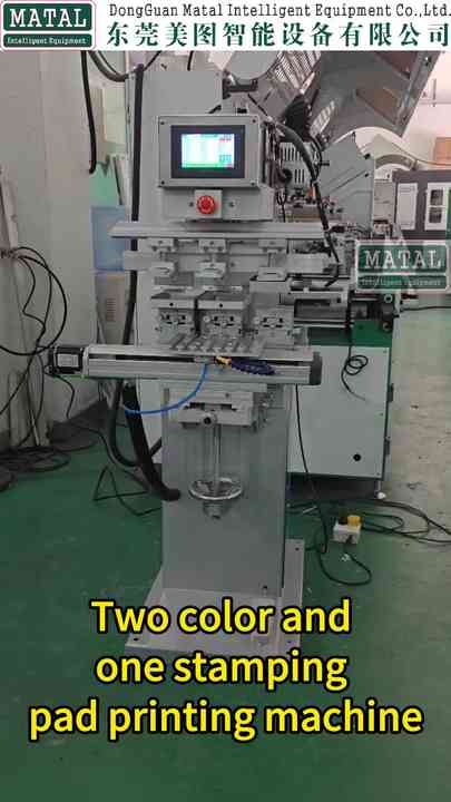 3-Station Semi-Automatic Hot Stamping Two-Color Pad Printing Machine ...