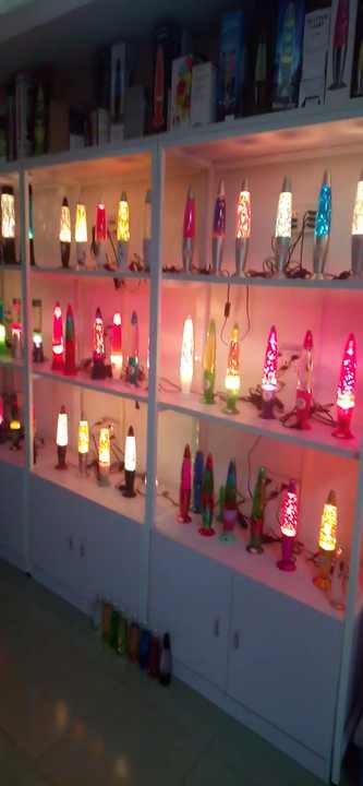 Colored Lava Lamp Wax Mountain Jellyfish Lights Decoration Bedroom ...
