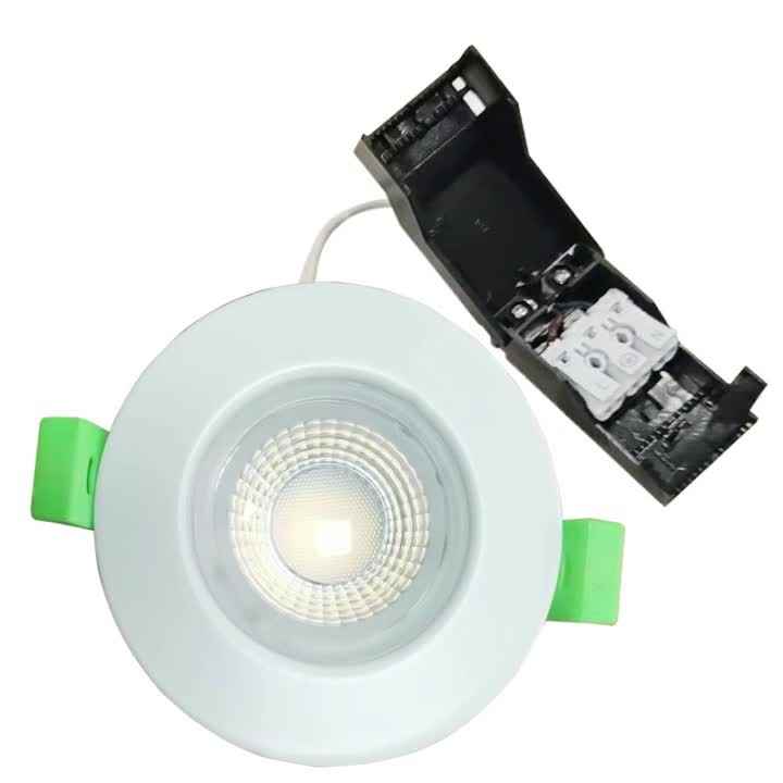 IP65 6W Fire Rated LED Downlight Recessed Ceiling Spotlights Kitchen ...